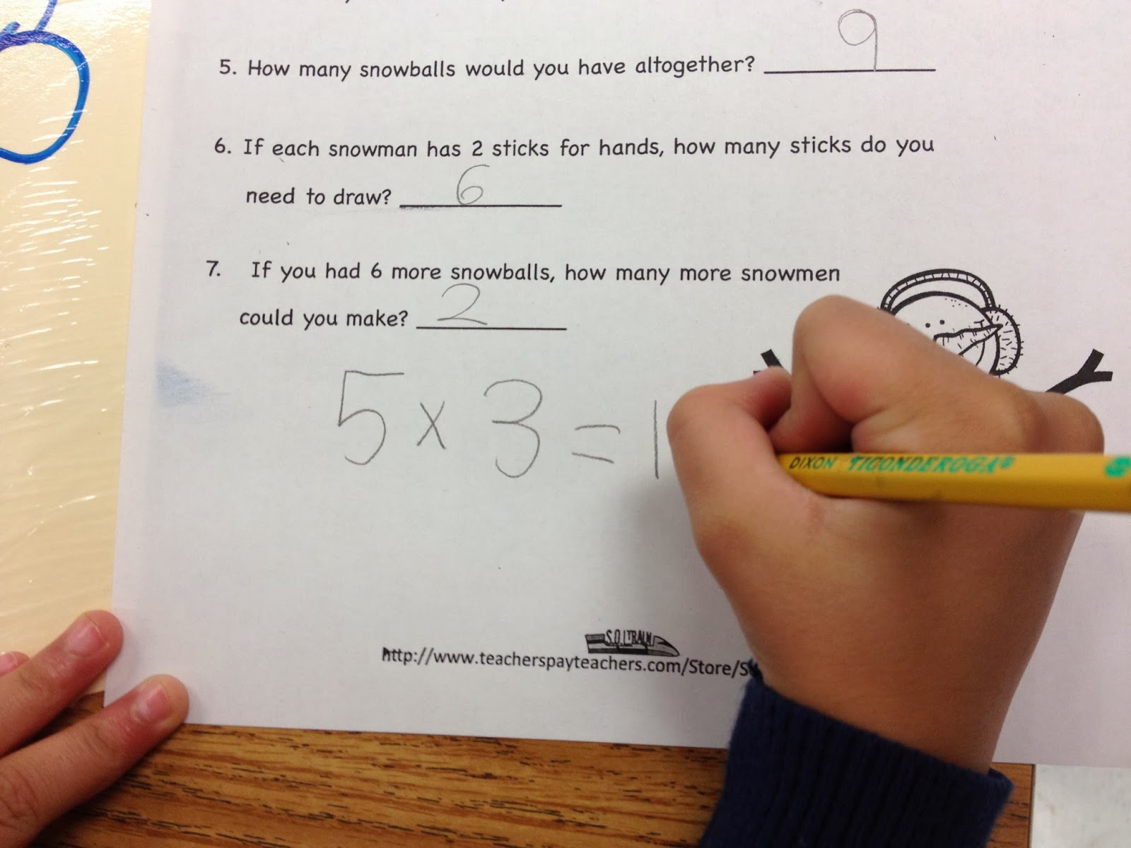 Math Fun with Snowmen - Dynamic Learning Resources