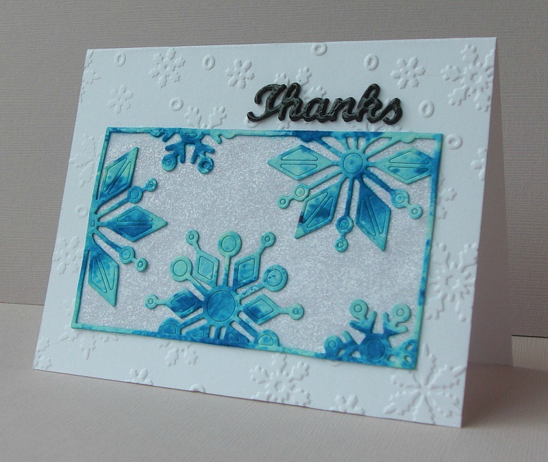 GG Creations: Winter Thank You Card