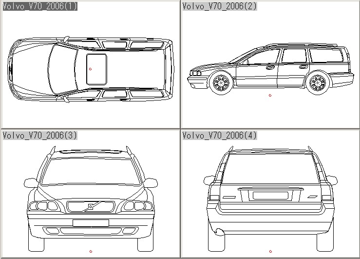 MISCELLANEOUS DATA STORAGE 2 for CAD Drawings: [JWS/DWG] Volvo V70 2006