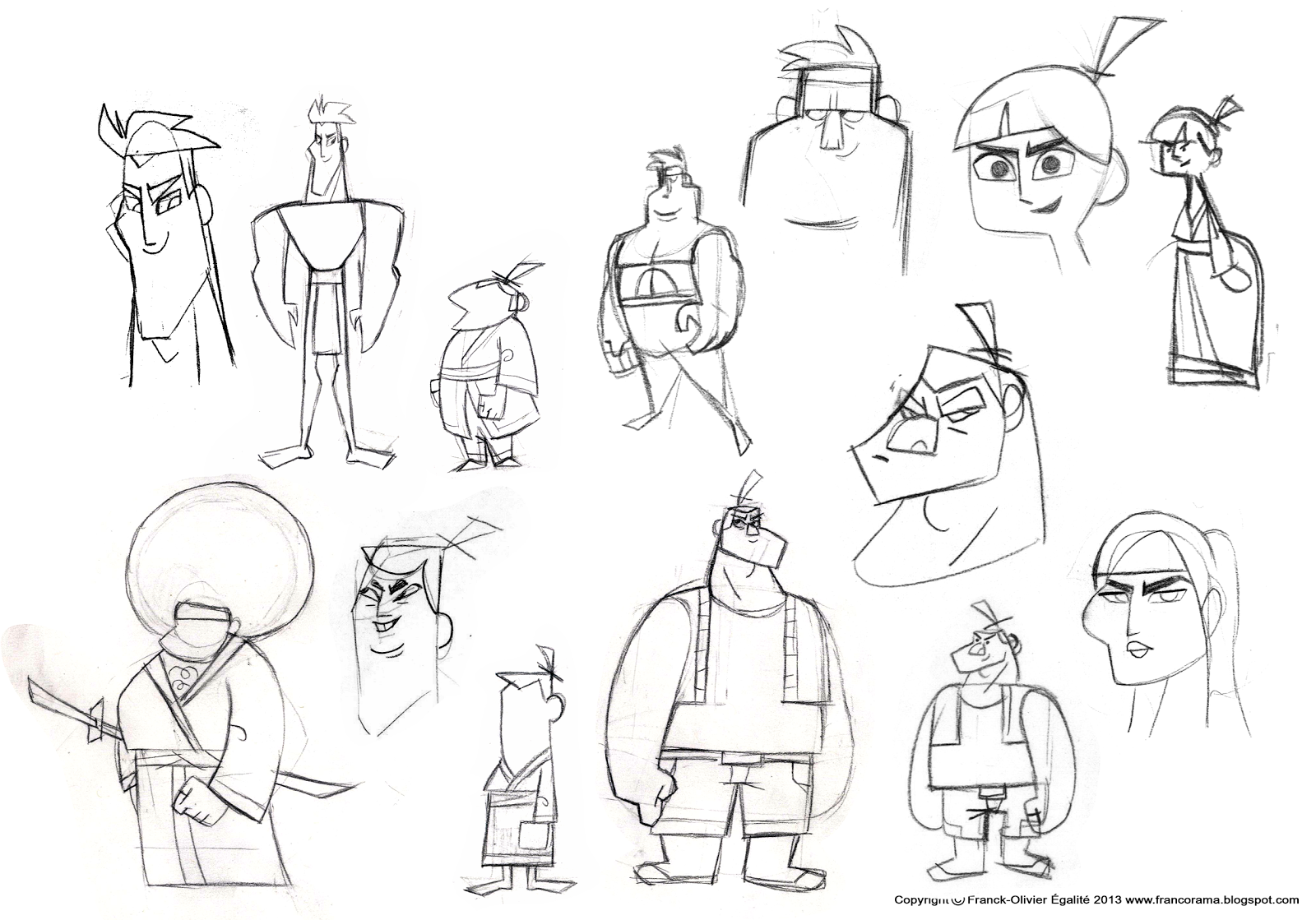 Francos Blog Character Design Assignment Two Samurai Jack