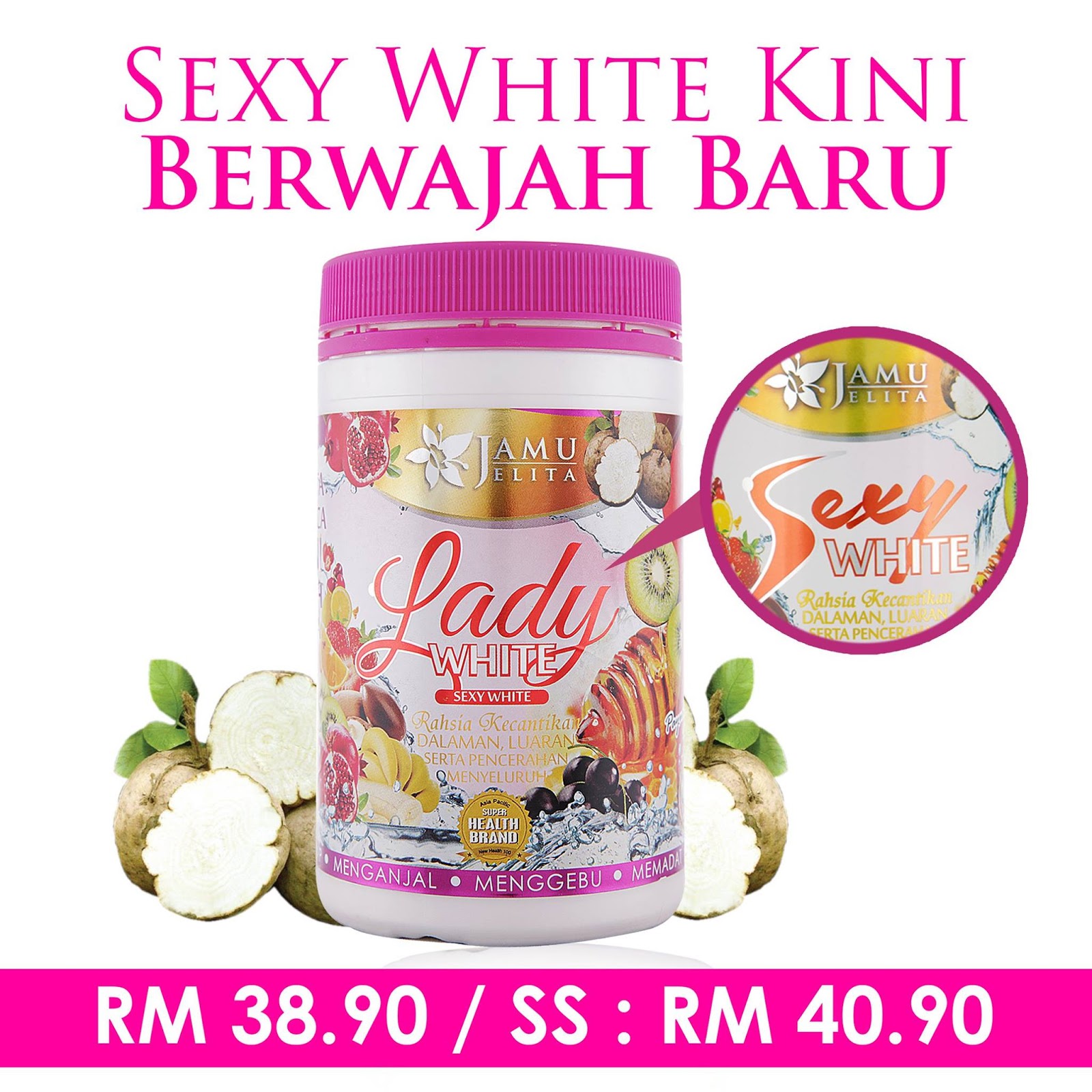 LADY WHITE SEXY WHITE JAMU JELITA | BEAUTY KIOSK
