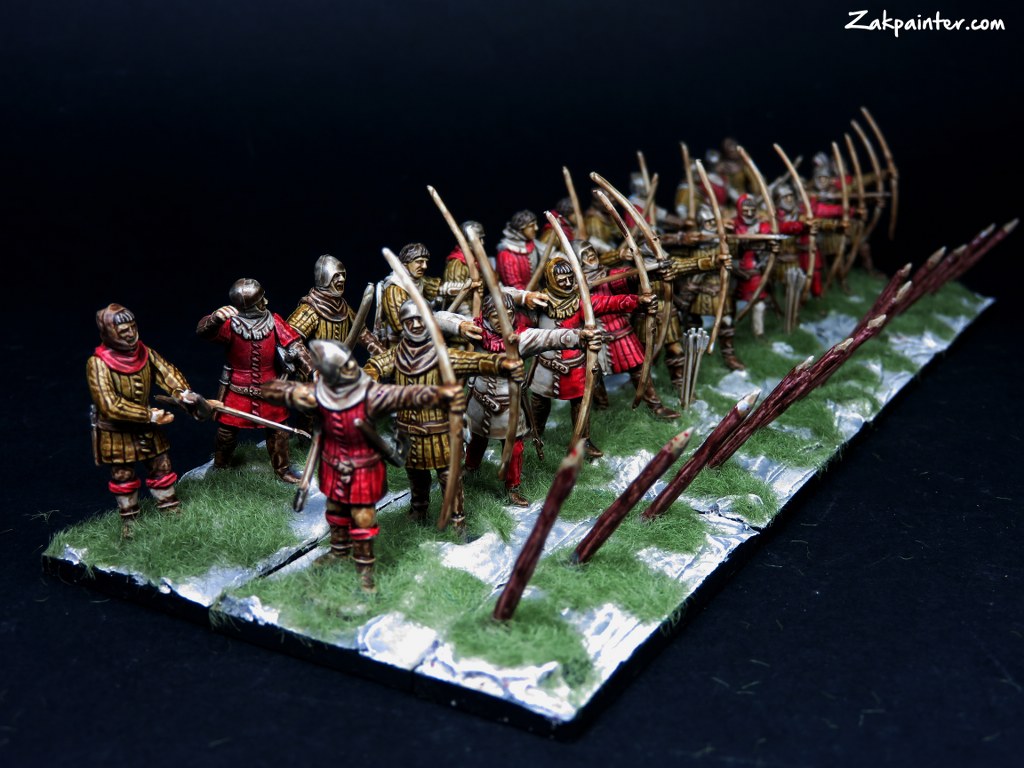 ZakGallery: Painted 28mm Hundred Years War English army
