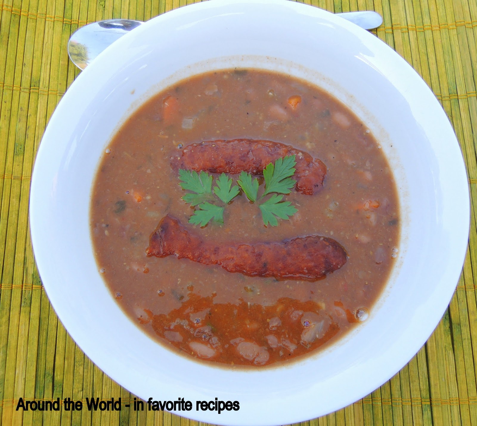 Around the World - in favorite recipes: Serbian Bean soup ('Pasulj')