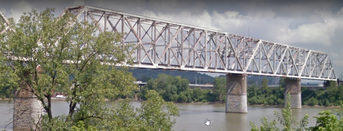 Industrial History: 1877,1922 NS/CNO&TP/Sou/CS Bridges over Ohio River ...