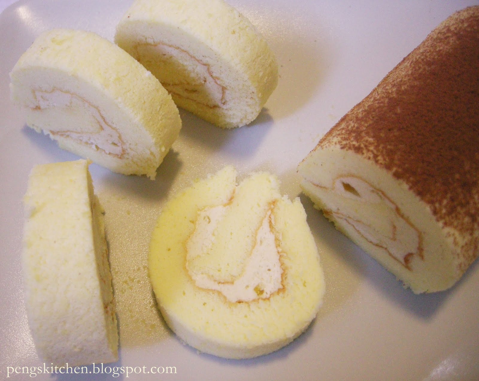 Peng's Kitchen: Lemon Chiffon Roll