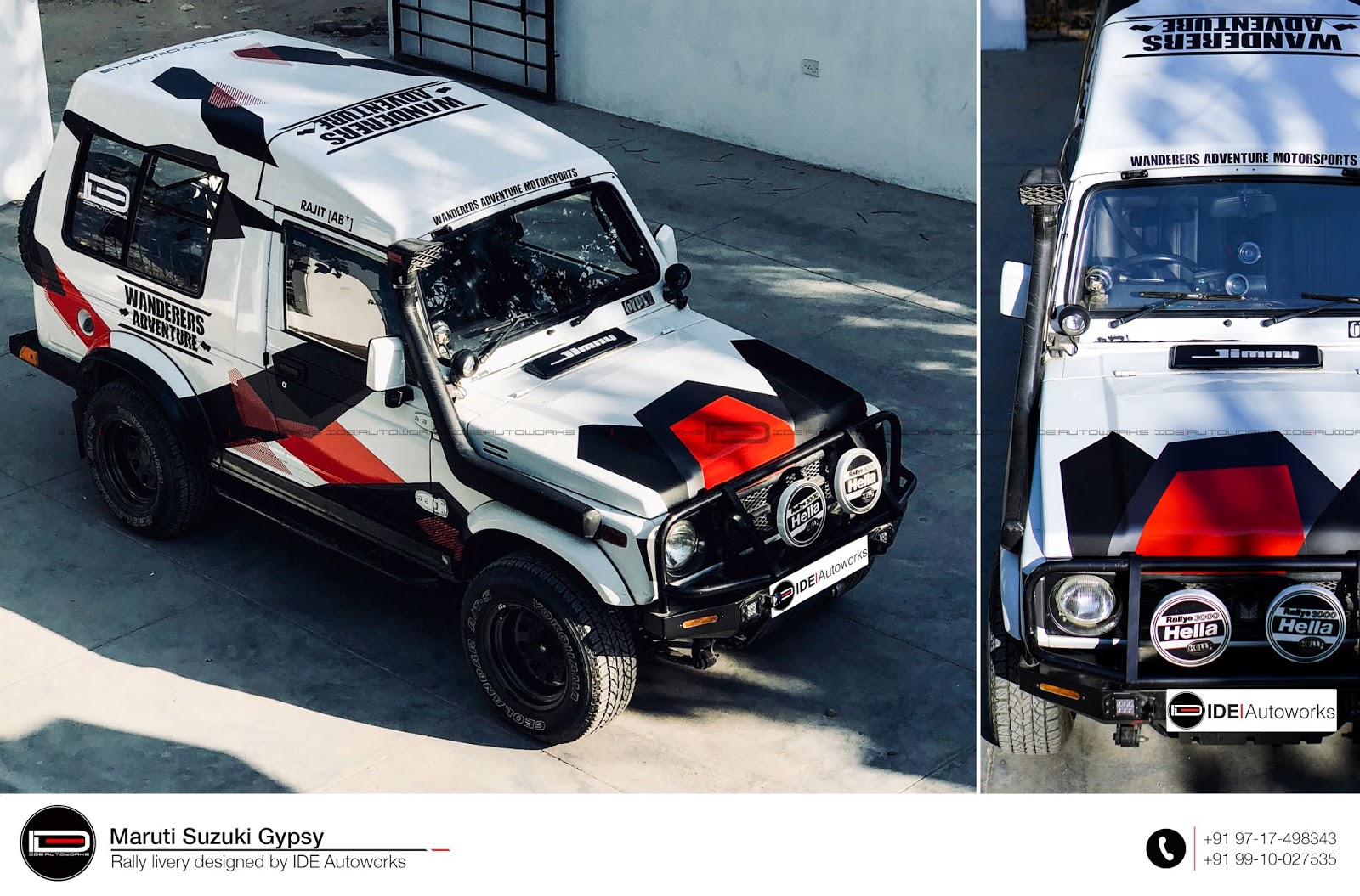 Rally Team Livery: Maruti Gypsy | IDE Autoworks