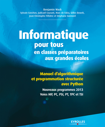 Livre Informatique pour tous en classes préparatoires GRATUIT | LivresBook