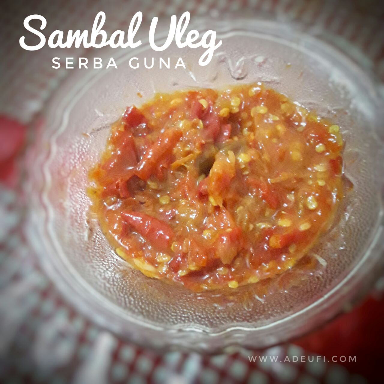 Ade UFi: Sambel Uleg Serba Guna