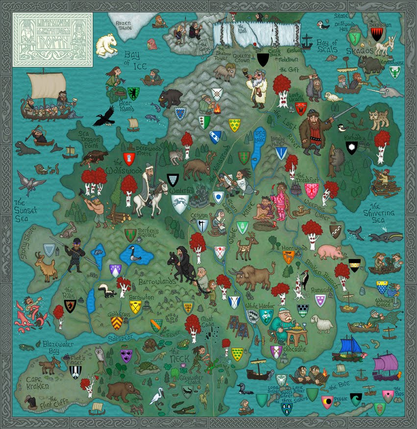 Oci Ilerget: Cartografia de Westeros