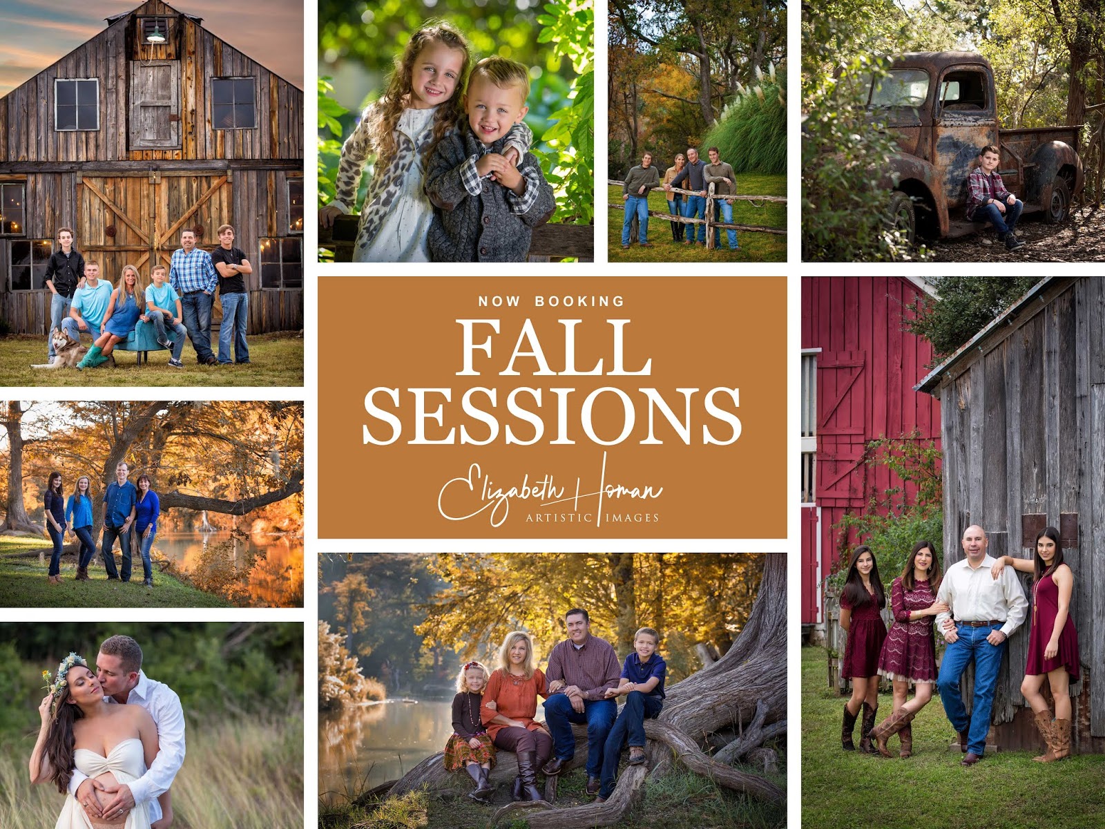The Artistry of Elizabeth Homan: Fall Portrait Events are HERE!