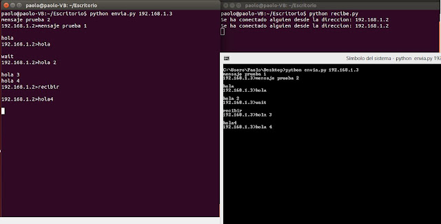 PaoloProgrammer: Sockets en Python - Chat local