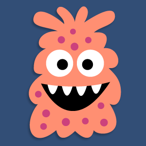 Masketeers Printable Masks: New Spotty Monster Halloween Mask