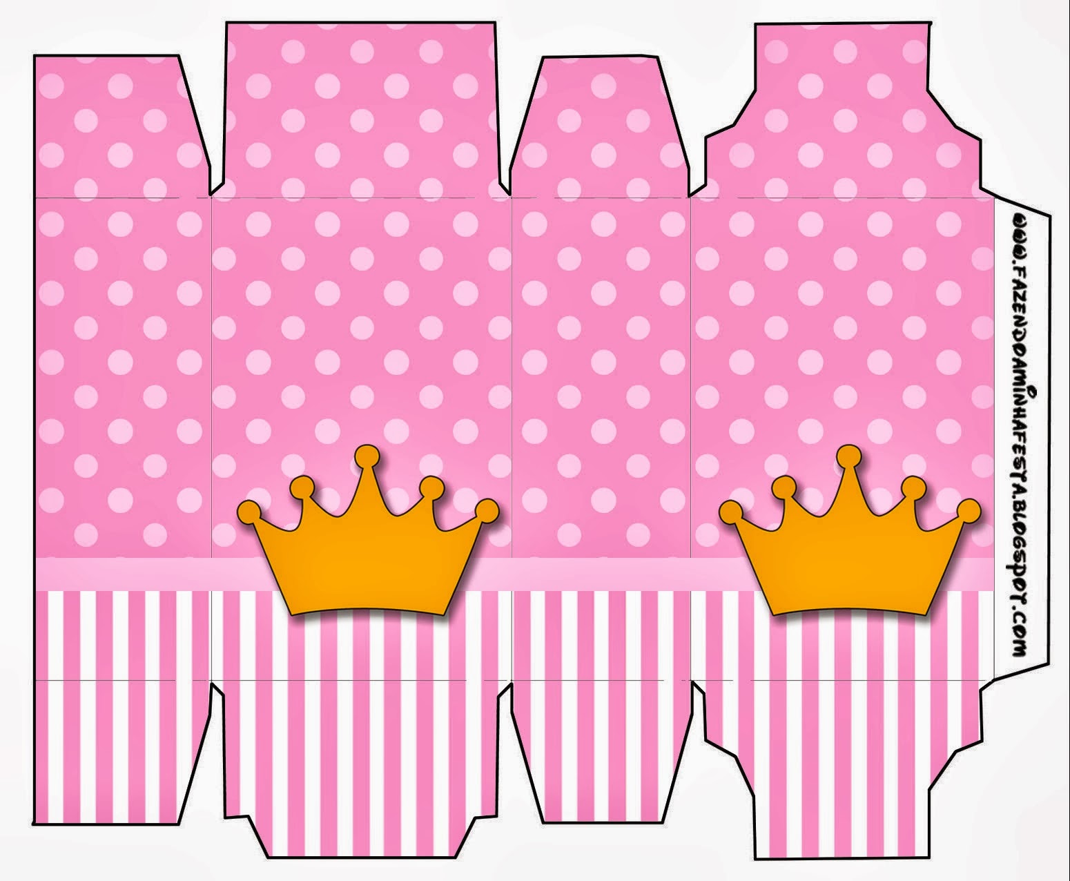 Princess Crowns: Free Printable Boxes. - Oh My Fiesta! in english