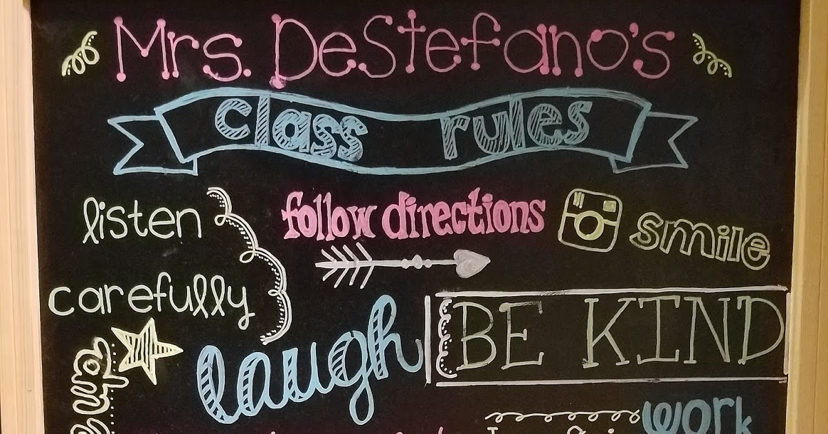 Rockin' in Resource Room: DIY - Class Rules Subway Art!