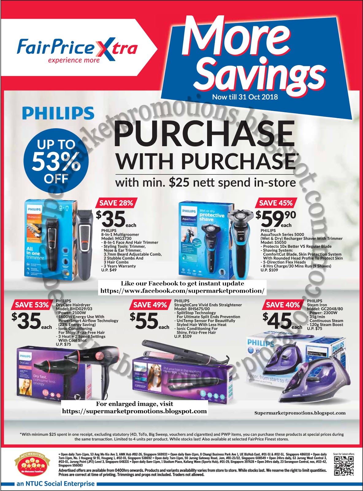 NTUC FairPrice Philips Promotion 27 September - 31 October 2018 ...