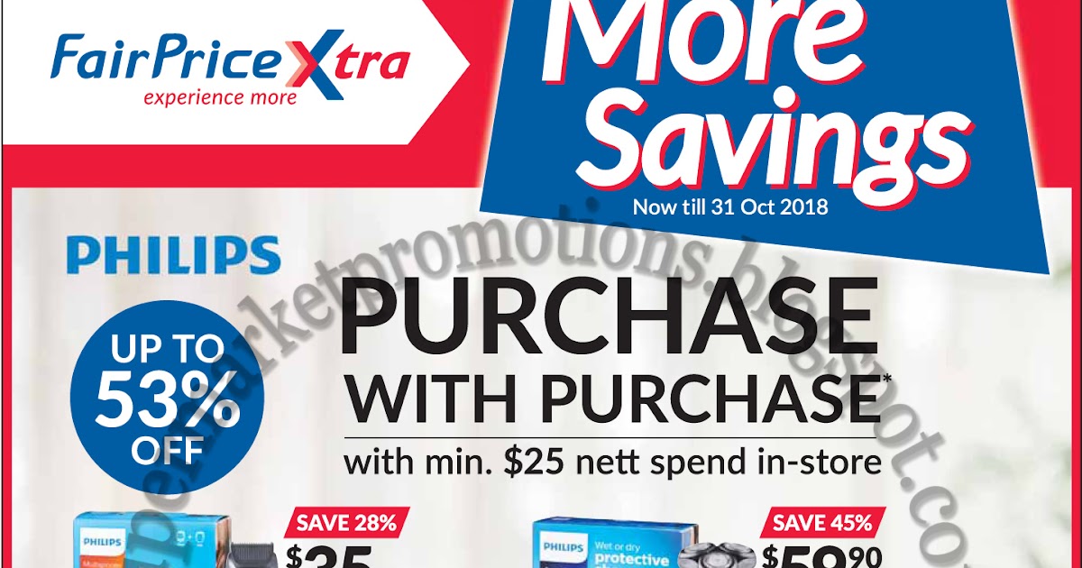 NTUC FairPrice Philips Promotion 27 September - 31 October 2018 ...