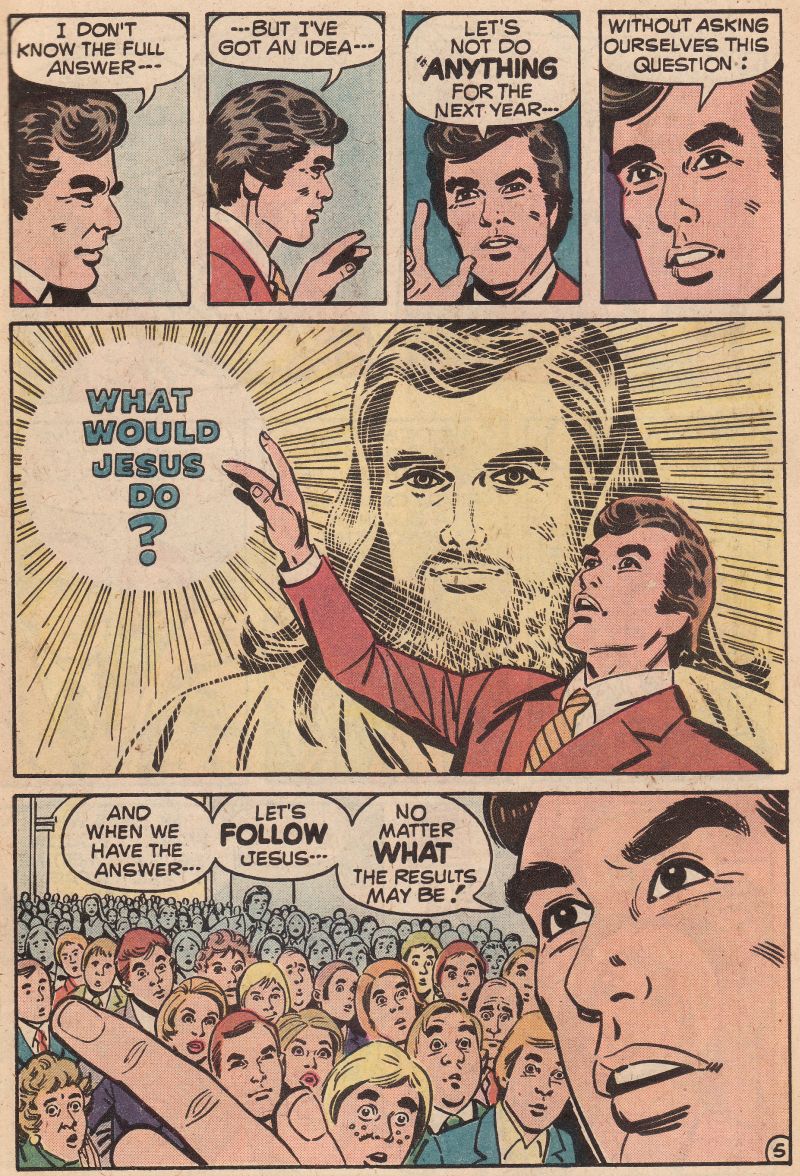 Just Plain Strange: In His Steps (Spire Christian Comics, 1977) ~ Off ...