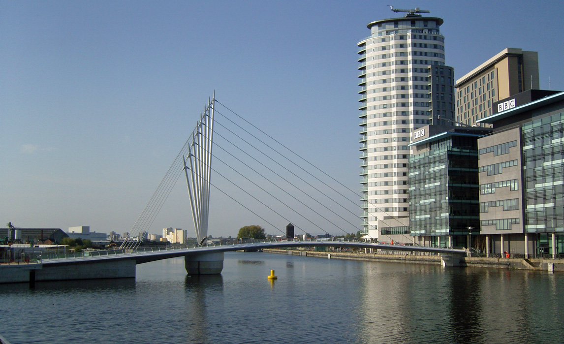 The Happy Pontist: Manchester Bridges: 18. Media City Footbridge