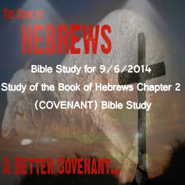 Bible Studies Blog: Study of the Book of Hebrews Chapter 2 (COVENANT ...