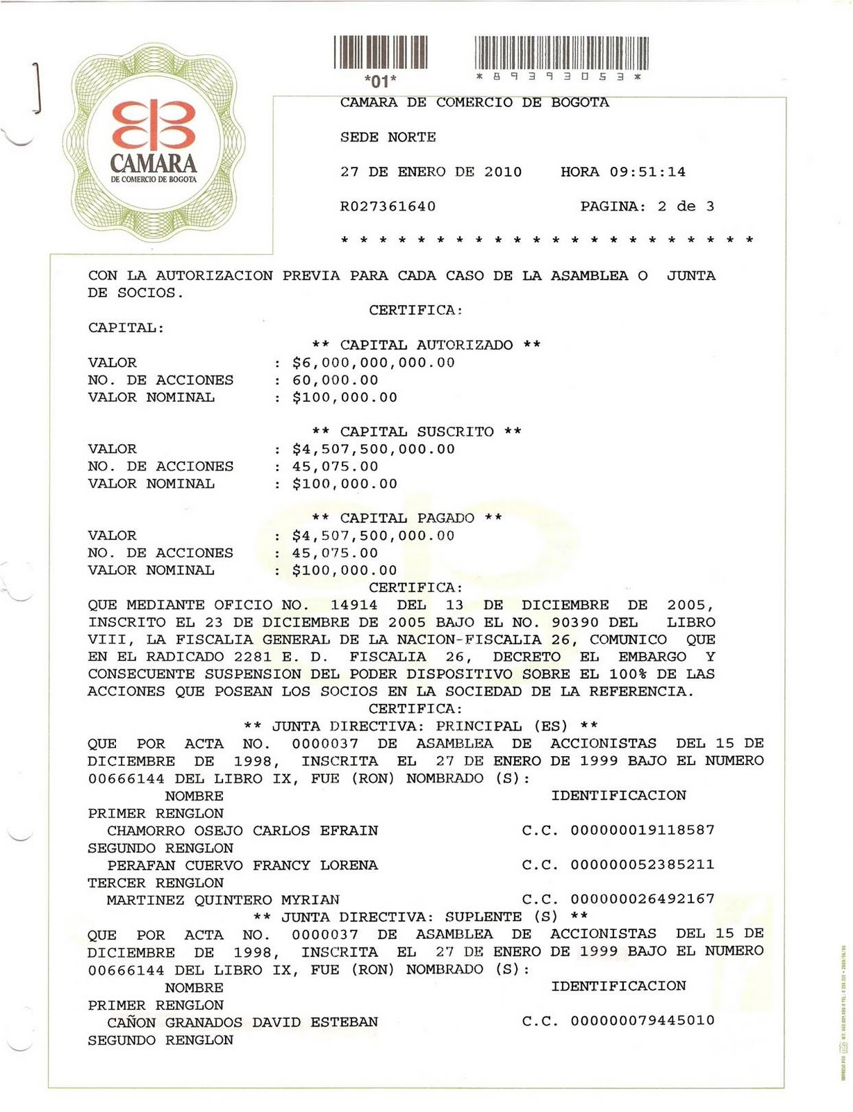 Daniel Coronell VP of Univision in dealings with extradited mafia ...