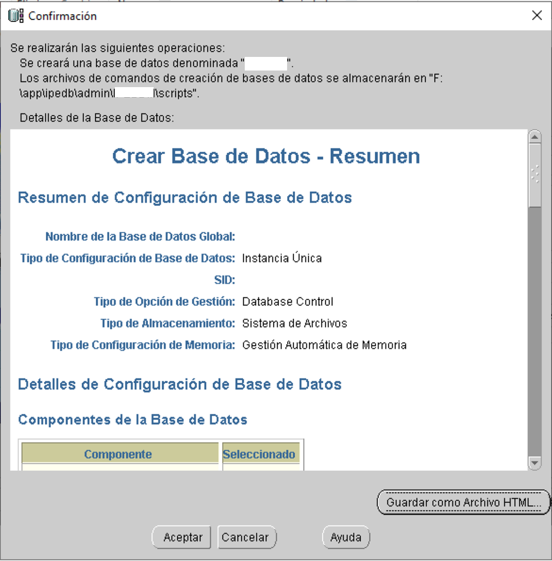Martín Hernández Calva: Crear base de datos Oracle 11g en windows