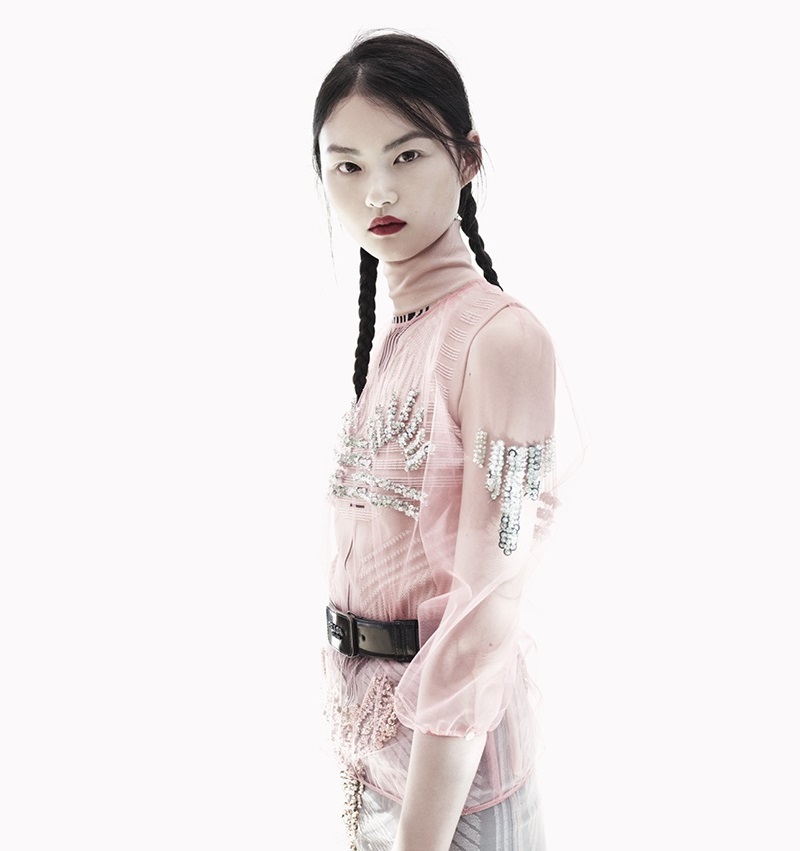 ASIAN MODELS BLOG: AD CAMPAIGN: Cong He for Prada, Resort 2018