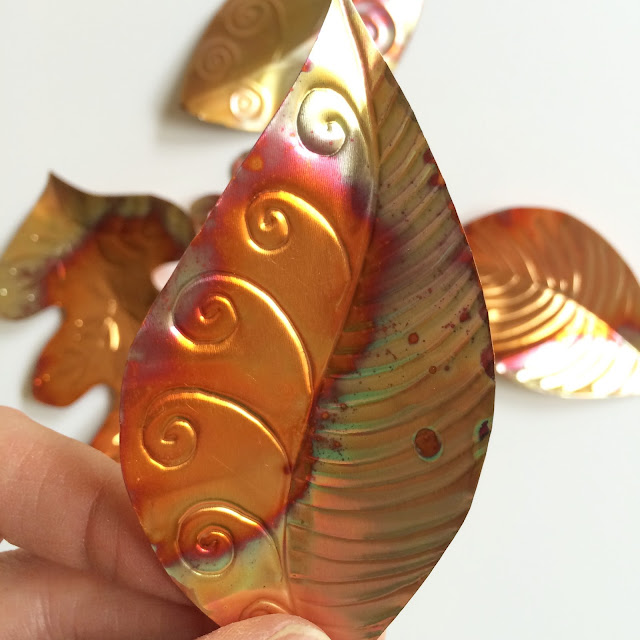 Making Copper Leaves, A Picture Tutorial (Yay it's finally Fall!)