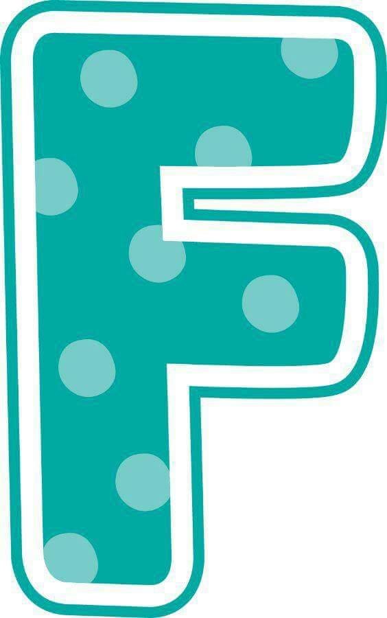 Abecedario de letras gigantes 2 ~ Imágenes Creativas