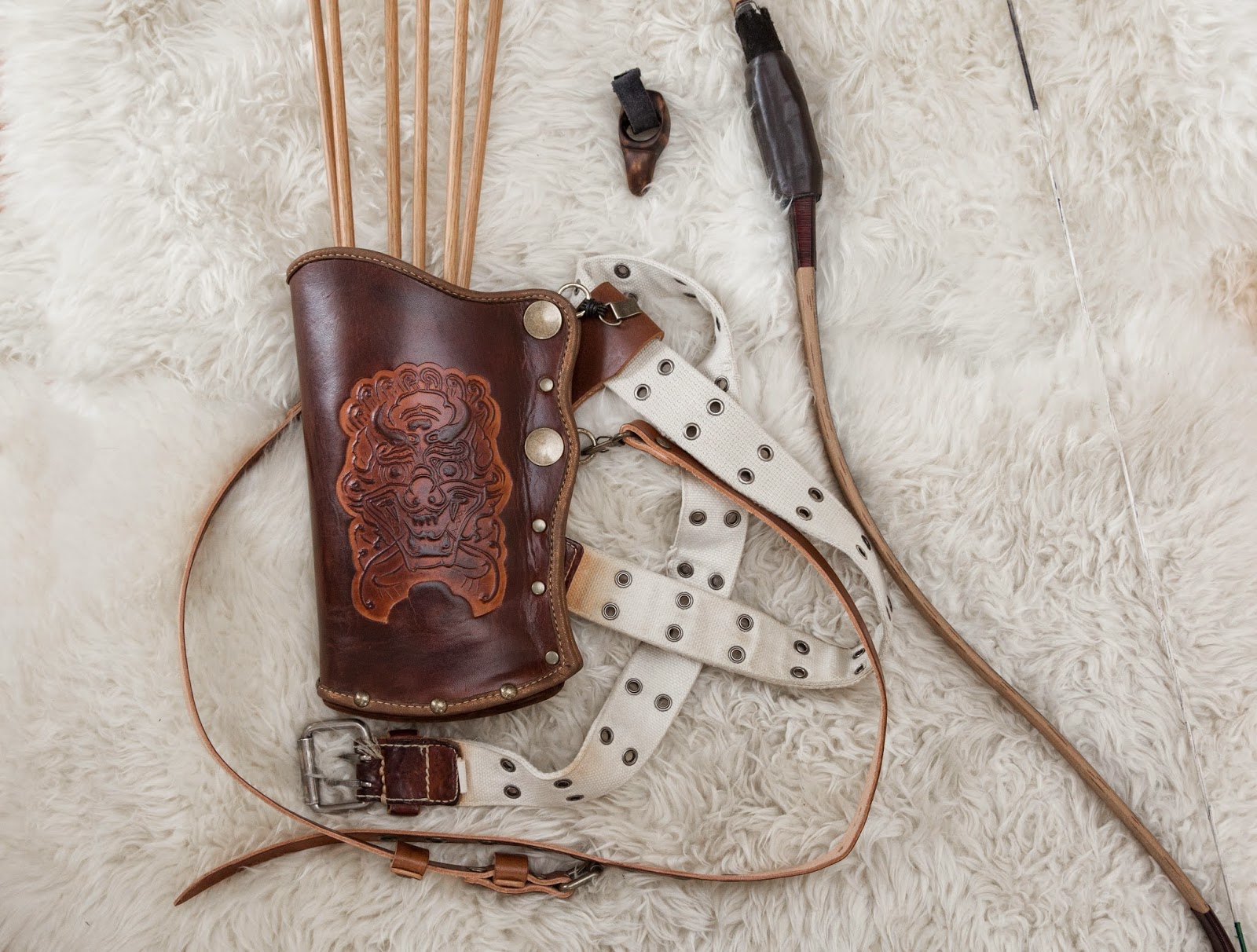 My Traditional Archery Journey: Custom ordered Korean quiver