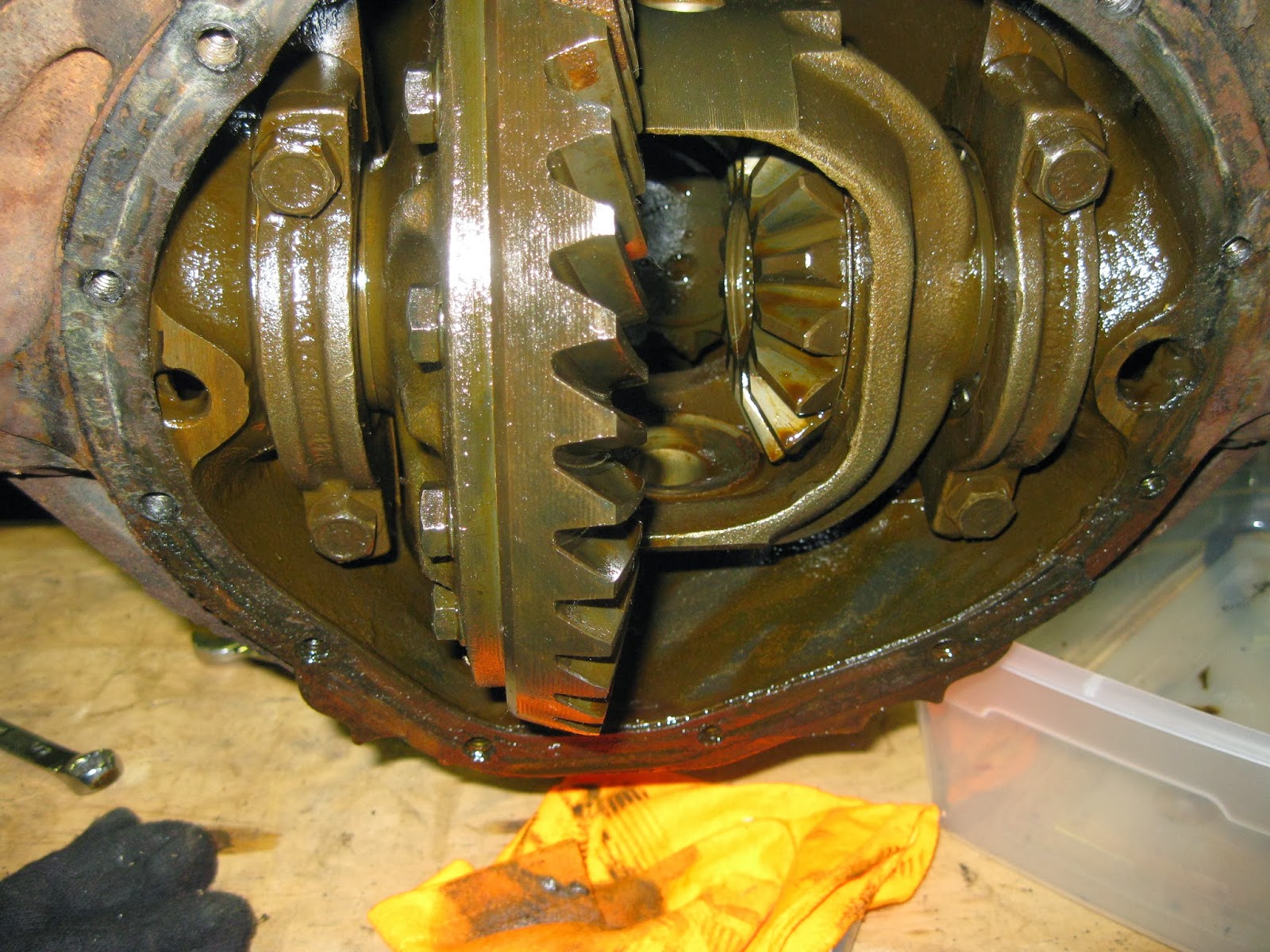 CHEVY C10: REAR END WORK