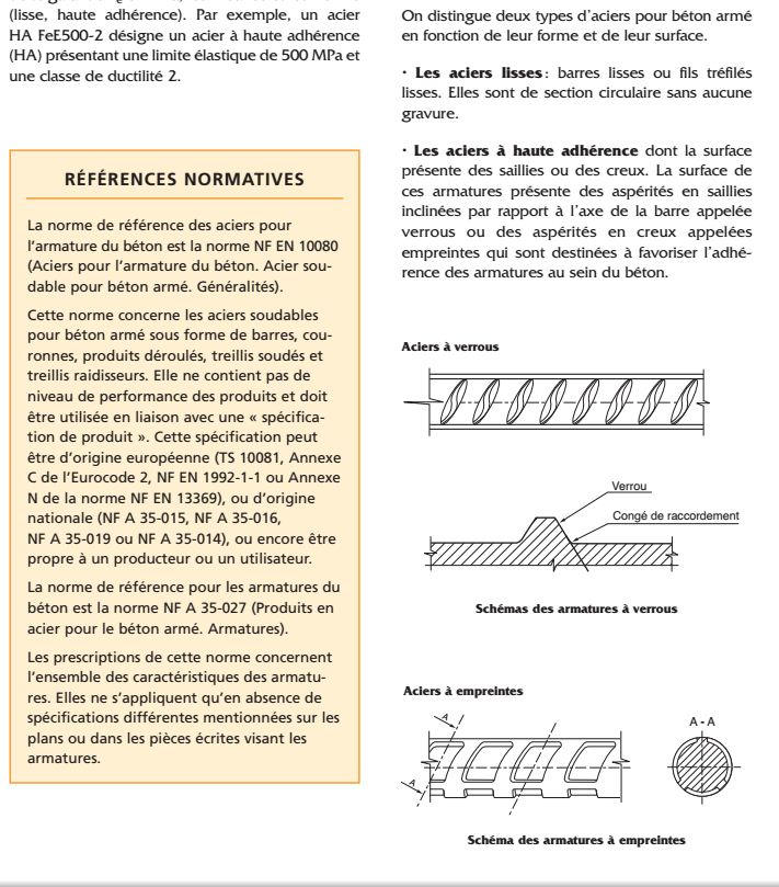 Cours des armatures en béton armé avec les normes en rigueur | Cours ...