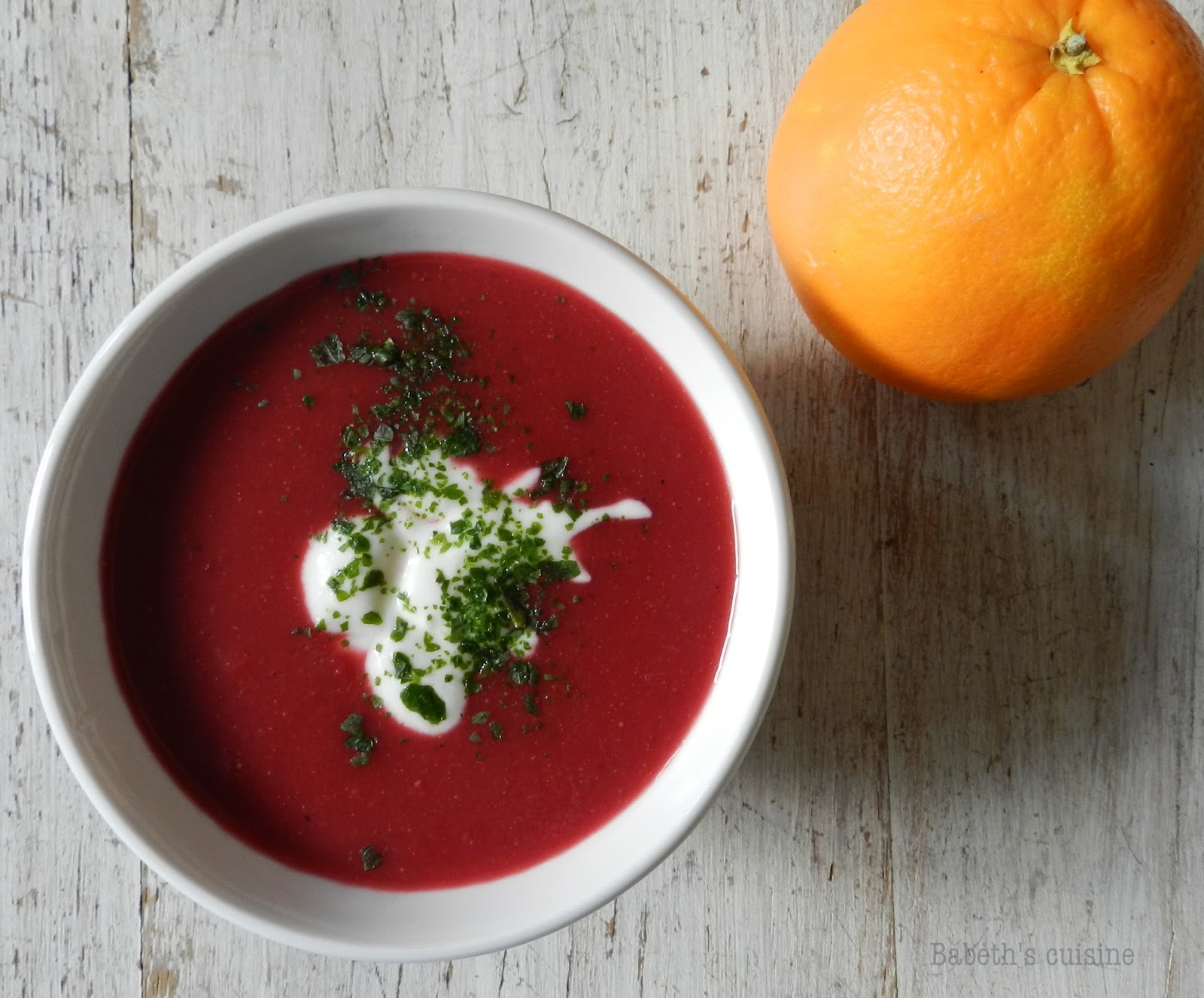 Babeth's cuisine: Quand je vois rouge!