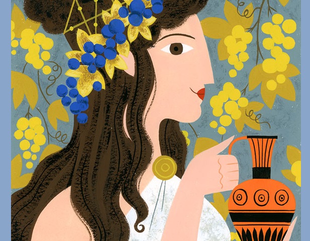 ESTAS DIVINIDADES PSIQUEMOLAN: AMPHICTYONIS : ANTIGUA DIOSA GRIEGA DEL VINO