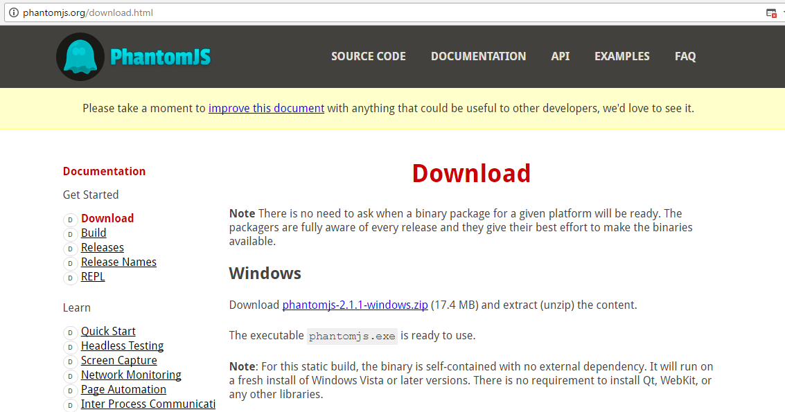 How To Install Phantomjs In Windows As A Pdf Convertor