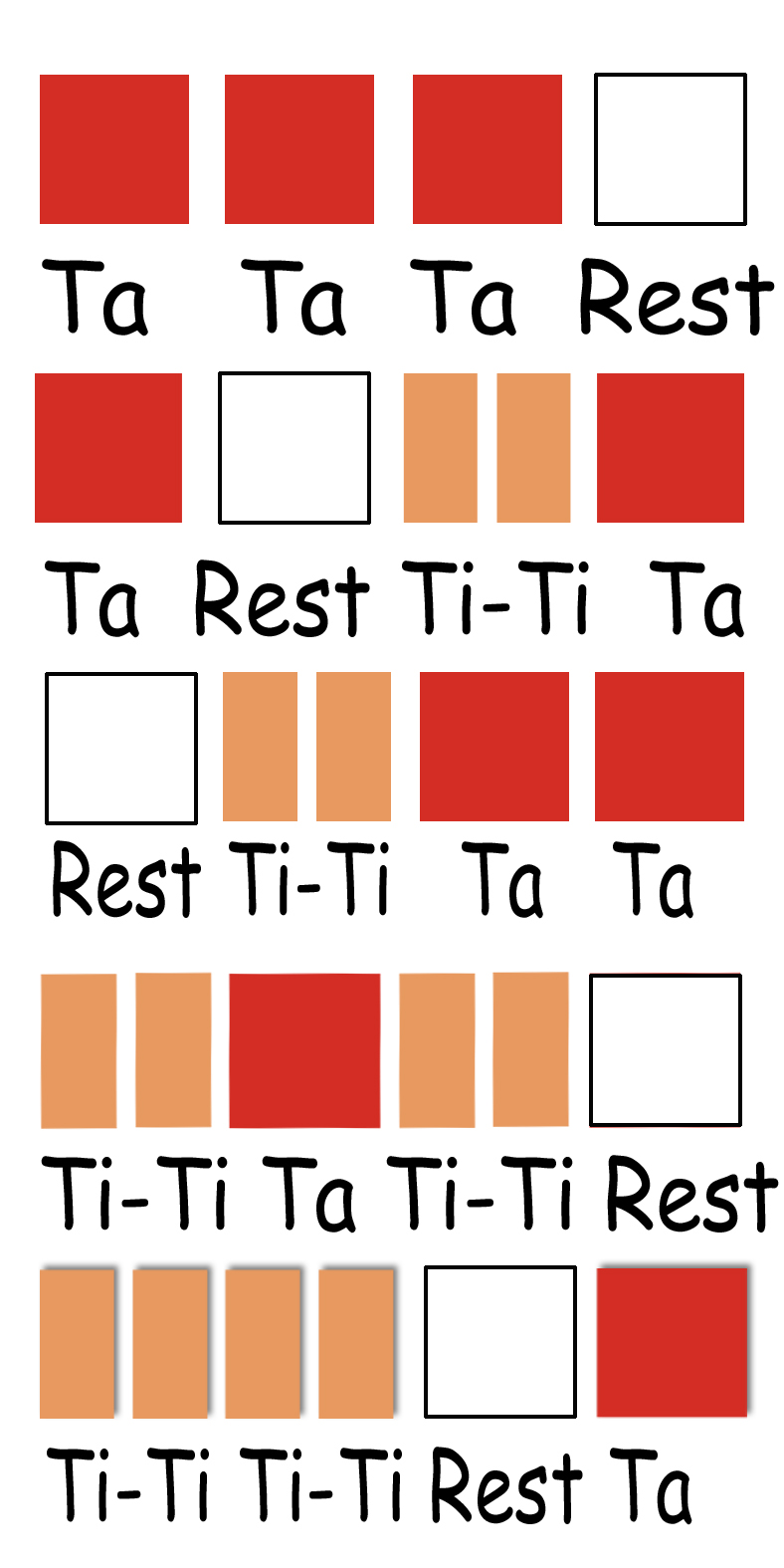 Music Lessons for the Young Child: RHYTHM LESSON 4 Adding Rests to our ...
