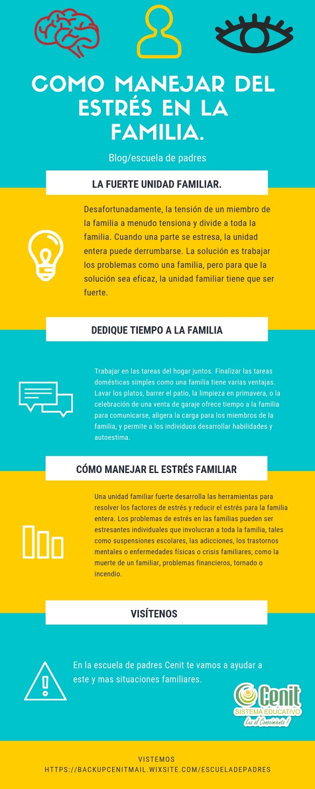 Como manejar del estrés en la familia.