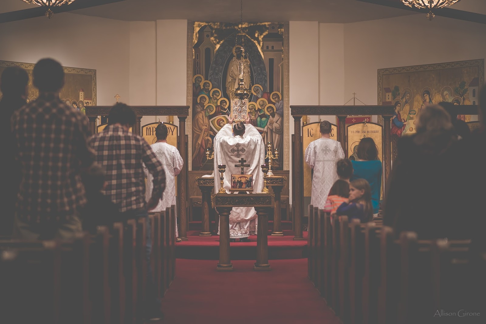 Byzantine Divine Liturgy - 16 Images & Video from St. Mary's, Weirton ...