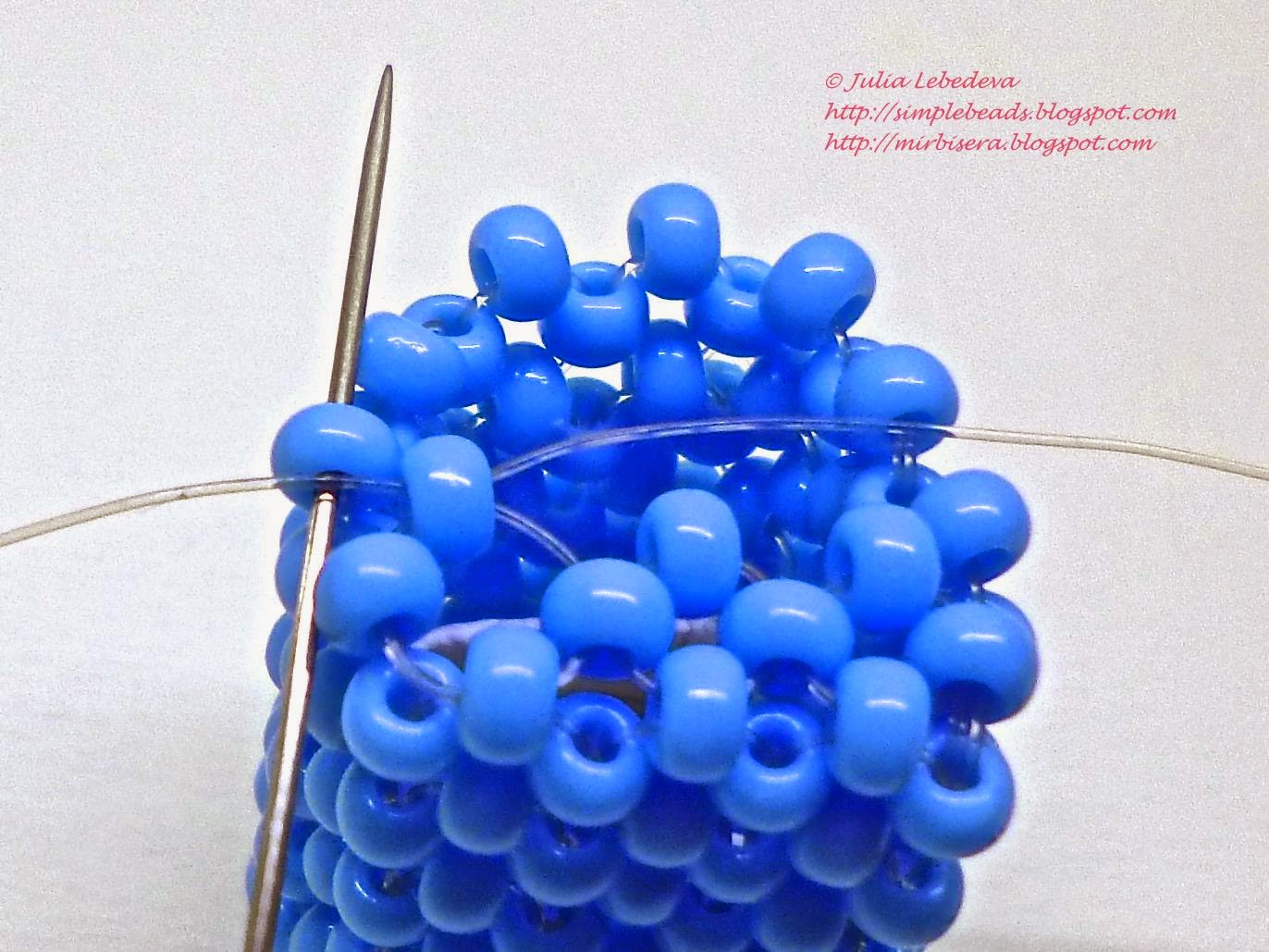 Beading for the very beginners: Basics of Right Angle Weave. Part 2 ...