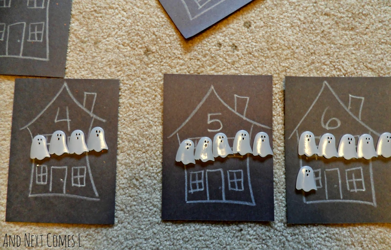 Halloween Busy Bag: Counting Ghosts | And Next Comes L - Hyperlexia ... Halloween Busy Bag: Counting Ghosts | And Next Comes L - Hyperlexia ...