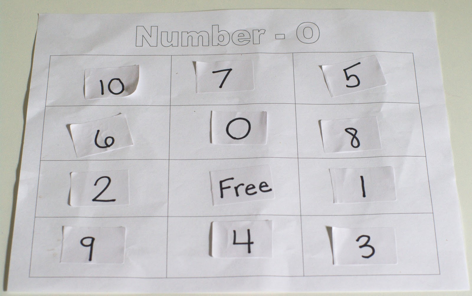 Two Steps Behind Six Little Hands: Number - O