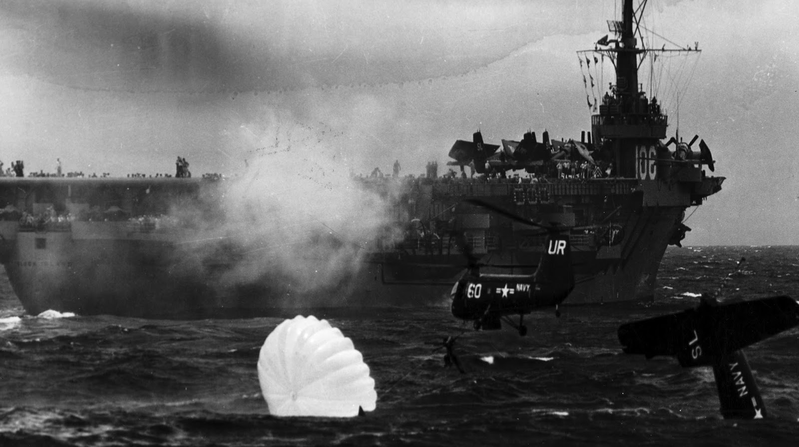 U.S. Navy Aircraft History: Carrier Plane Guard by Helicopter