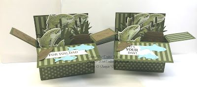 Stamp It With Debbie: A Card in A Box using Best Catch from Stampin' Up!