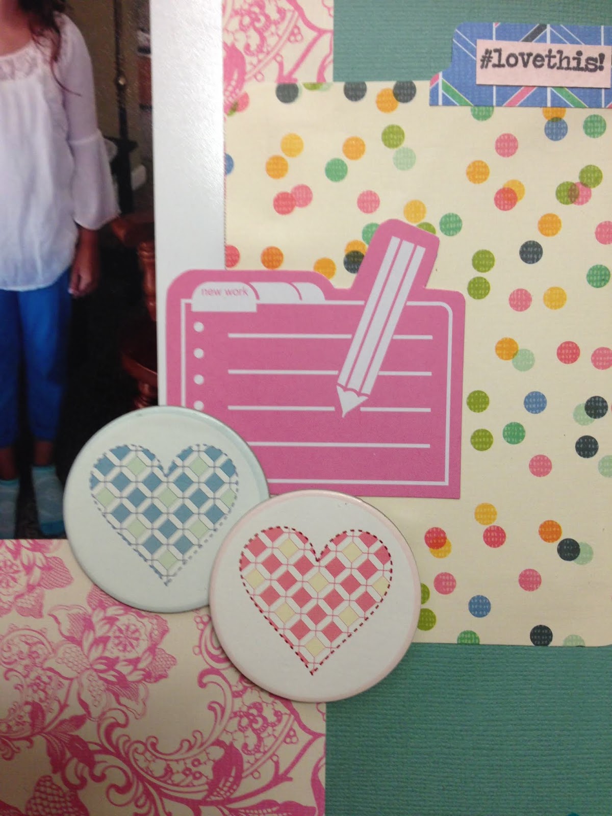 DKJones Fledgling Artist: Another Scrapbook layout completed of my ...