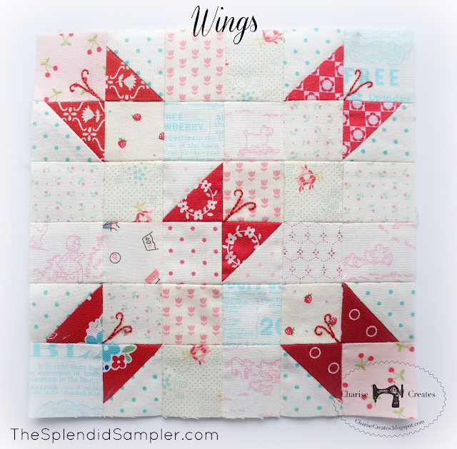 Charise Creates: The Splendid Sampler ~ "Wings"