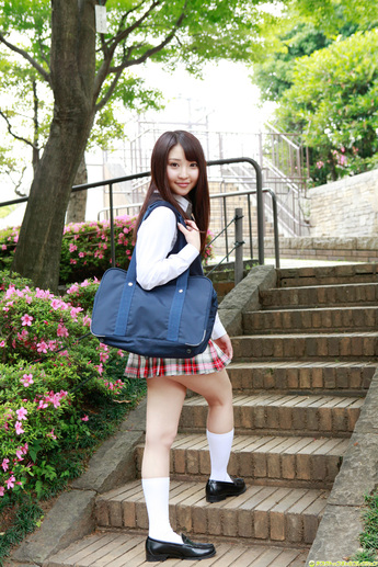 Yoshiko Suenaga Japanese Cute Idol Sexy Schoolgirl Uniform Fashion