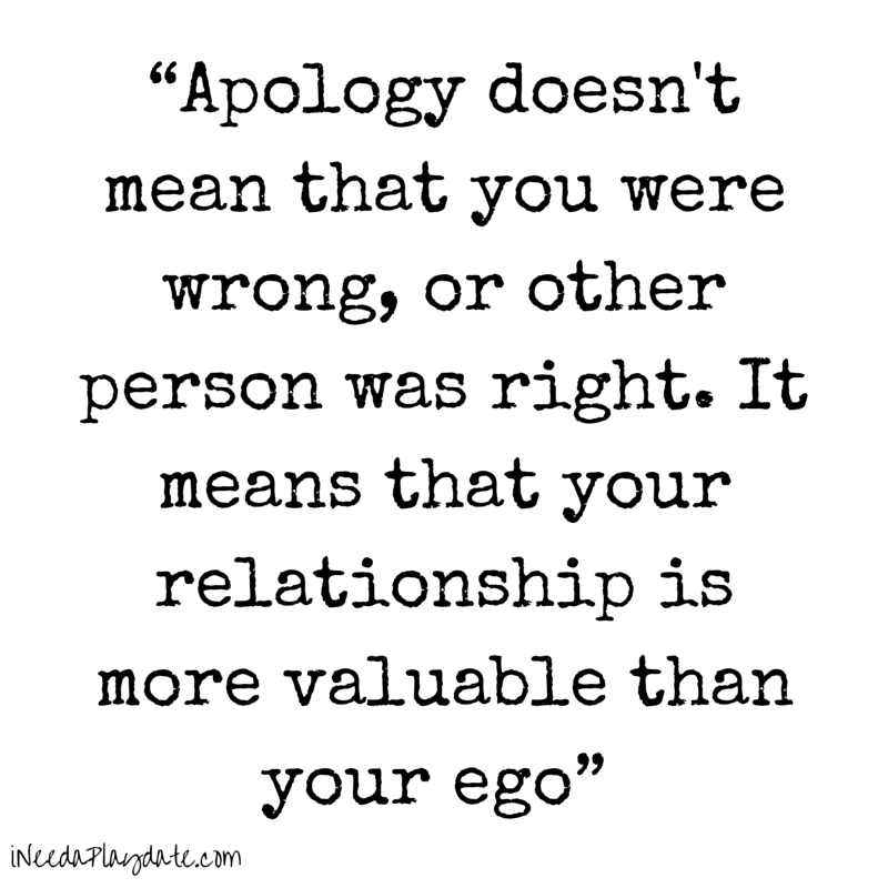 Real Apology Quote