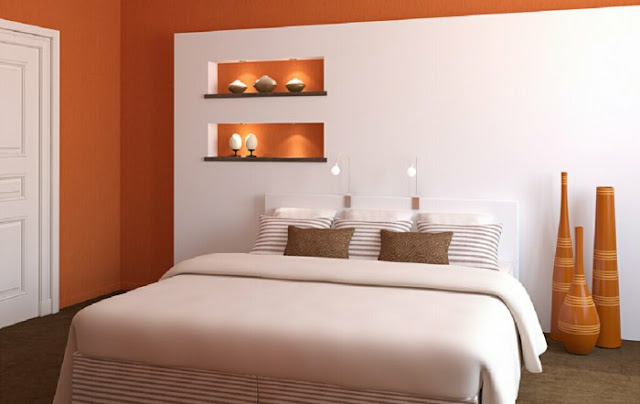 Orange 77 wall color ideas with positive effects - Diy Fun World