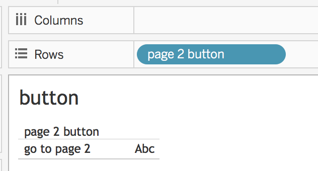 Creating a custom Tableau button