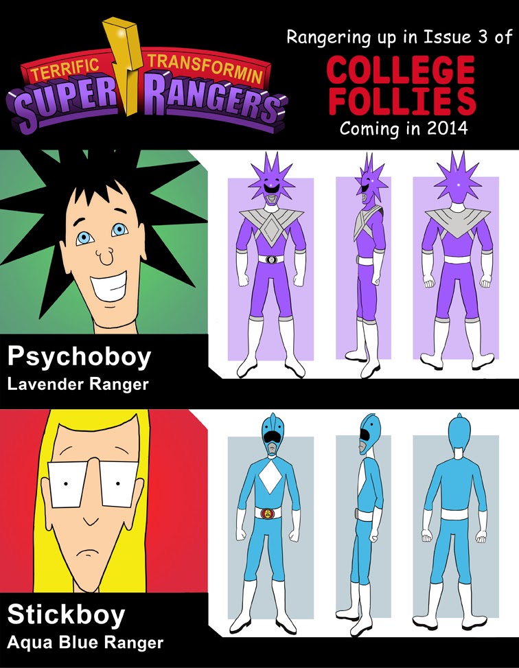 College Follies Comic Creator Blog: So I'm Making a Power Ranger Parody ...