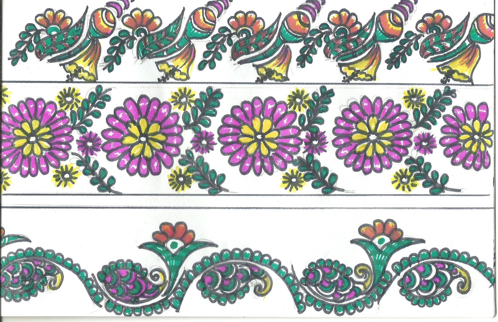 Art N Craft: Beautiful Border Designs